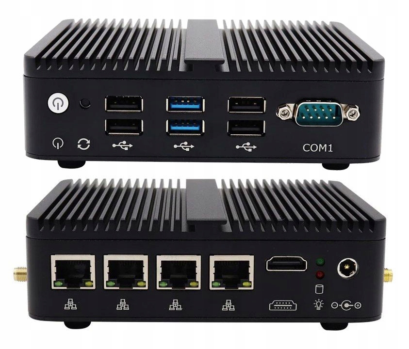 Mini PC Intel Atom 4x LAN RS232 VPN Ruter b/w IoT - Sklep, Opinie, Cena ...