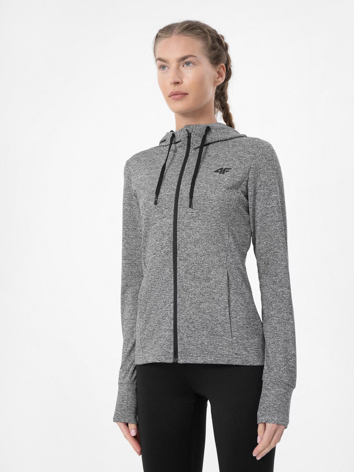 4F BLDF350 -BLUZA TRENINGOWA ROZPINANA DAMSKA r. S (5903609107048) • Cena, Opinie • Bluzy ...