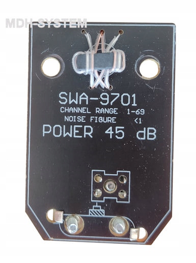 WZMACNIACZ ANTENOWY PŁYTKOWY DVB-T 45 dB - Sklep, Opinie, Cena w Allegro