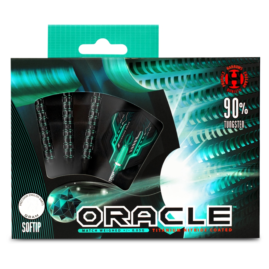 NT Šípky Harrows Oracle 90% Softip 18g za 84.92EUR - Allegro