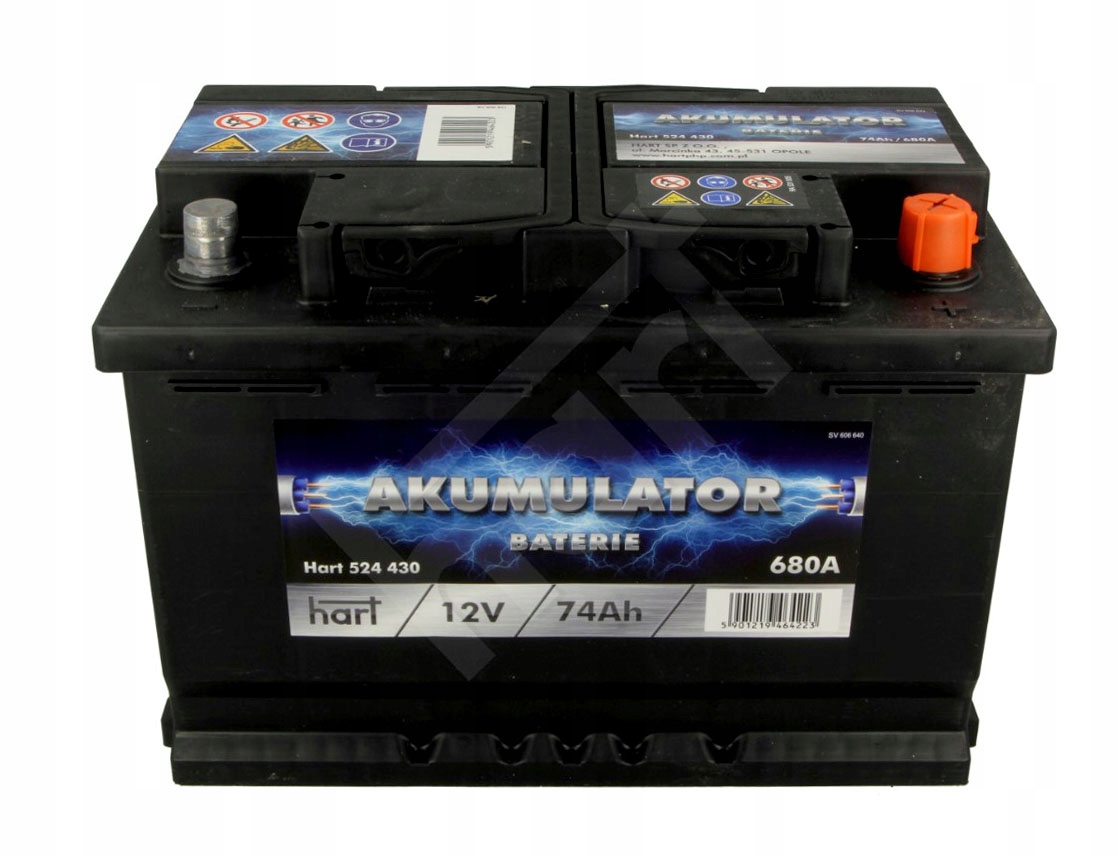 AKUMULATOR HART (BOSCH/VARTA) 74Ah 680A 5901219464223 za 329.00PLN z ...