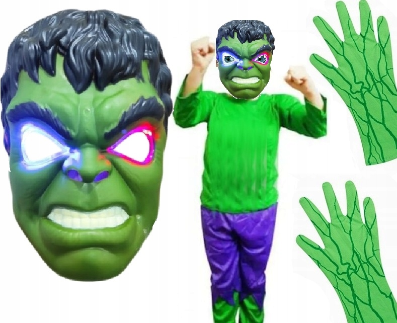 Strój Hulk 140 - Niska cena na Allegro