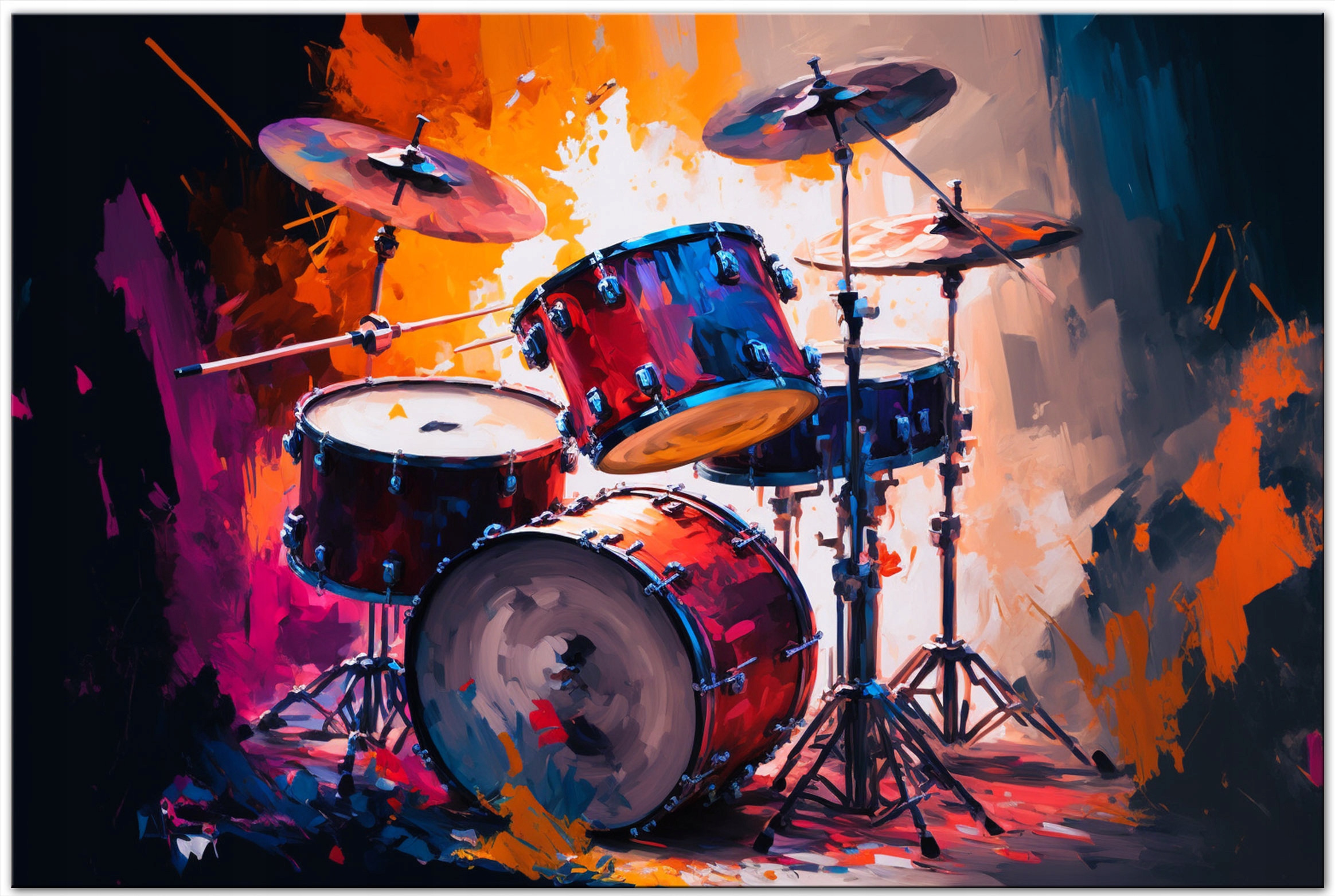 Obraz na płótnie Perkusja Bębny Muzyka Muzyczna • Cena, Opinie ...