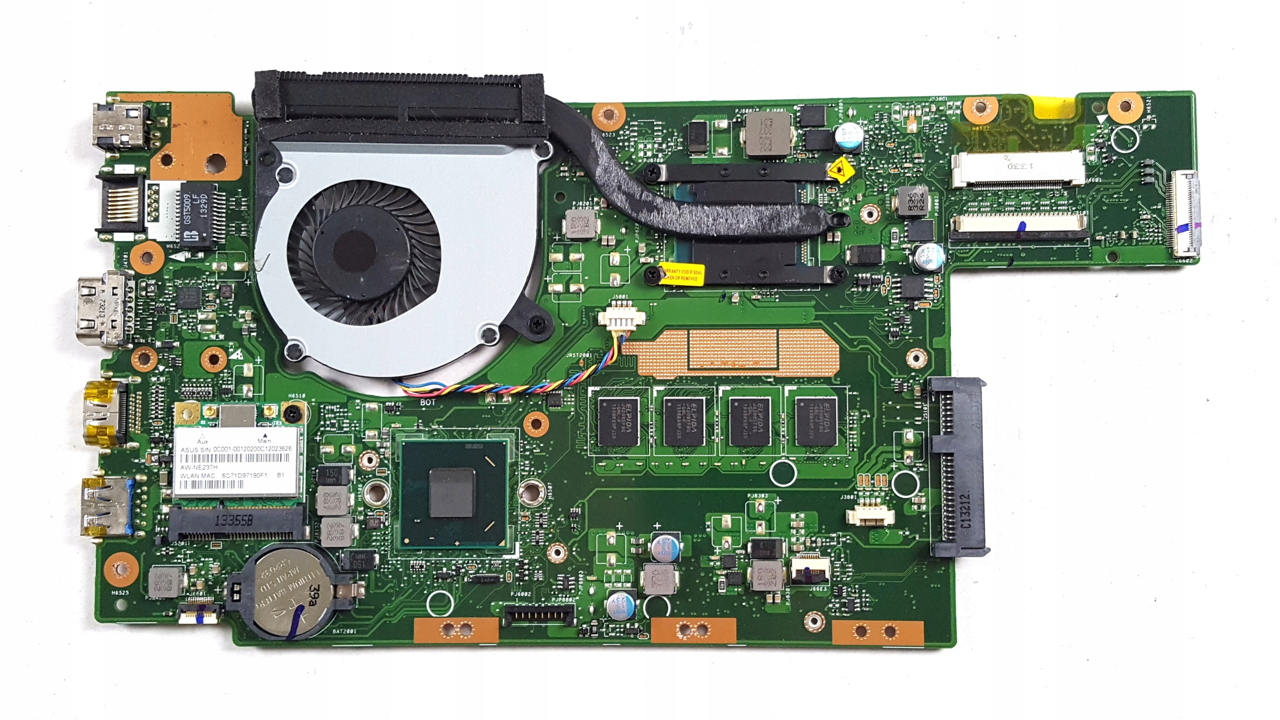 PŁYTA GŁÓWNA CHŁODZENIE ASUS S300C / 4GB i3-3217U w Lewin Brzeski ...