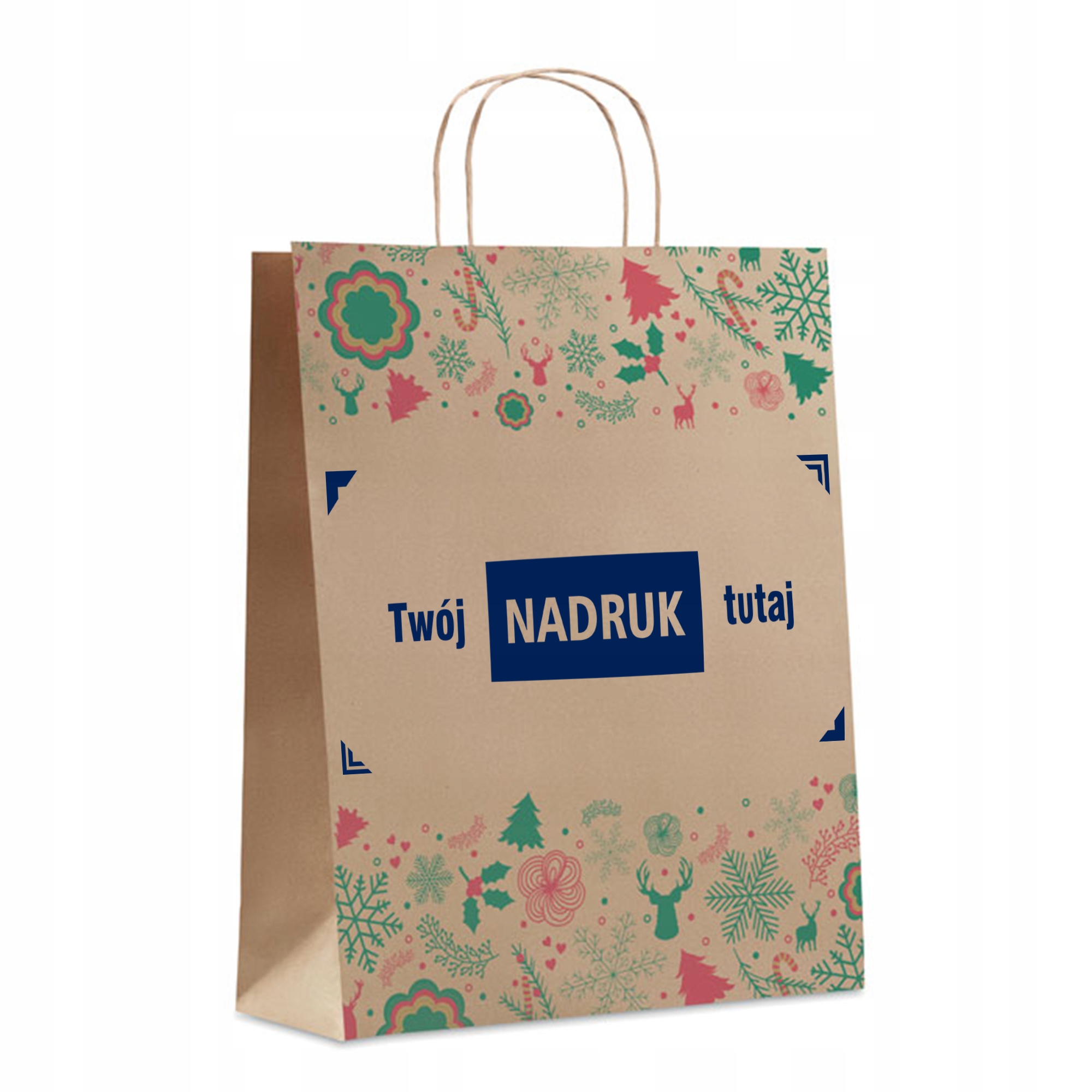 PAPIEROWA TORBA PREZENTOWA z twoim LOGO nadrukiem CX1520-13 • Cena, Opinie • Torby papierowe ...