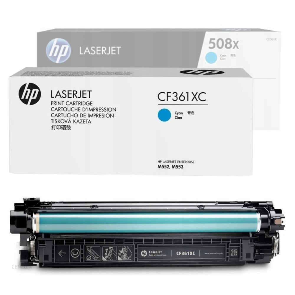 Toner HP CF361X CF361XC niebieski (cyan) - Sklep, Opinie, Cena w Allegro