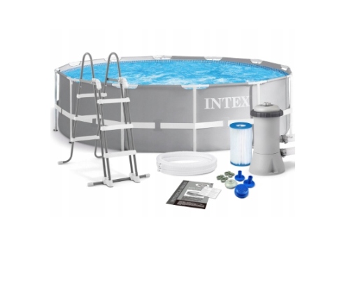 Basen Intex 26716 366x99cm pompa filtr drabinka (6941057414331) • Cena ...