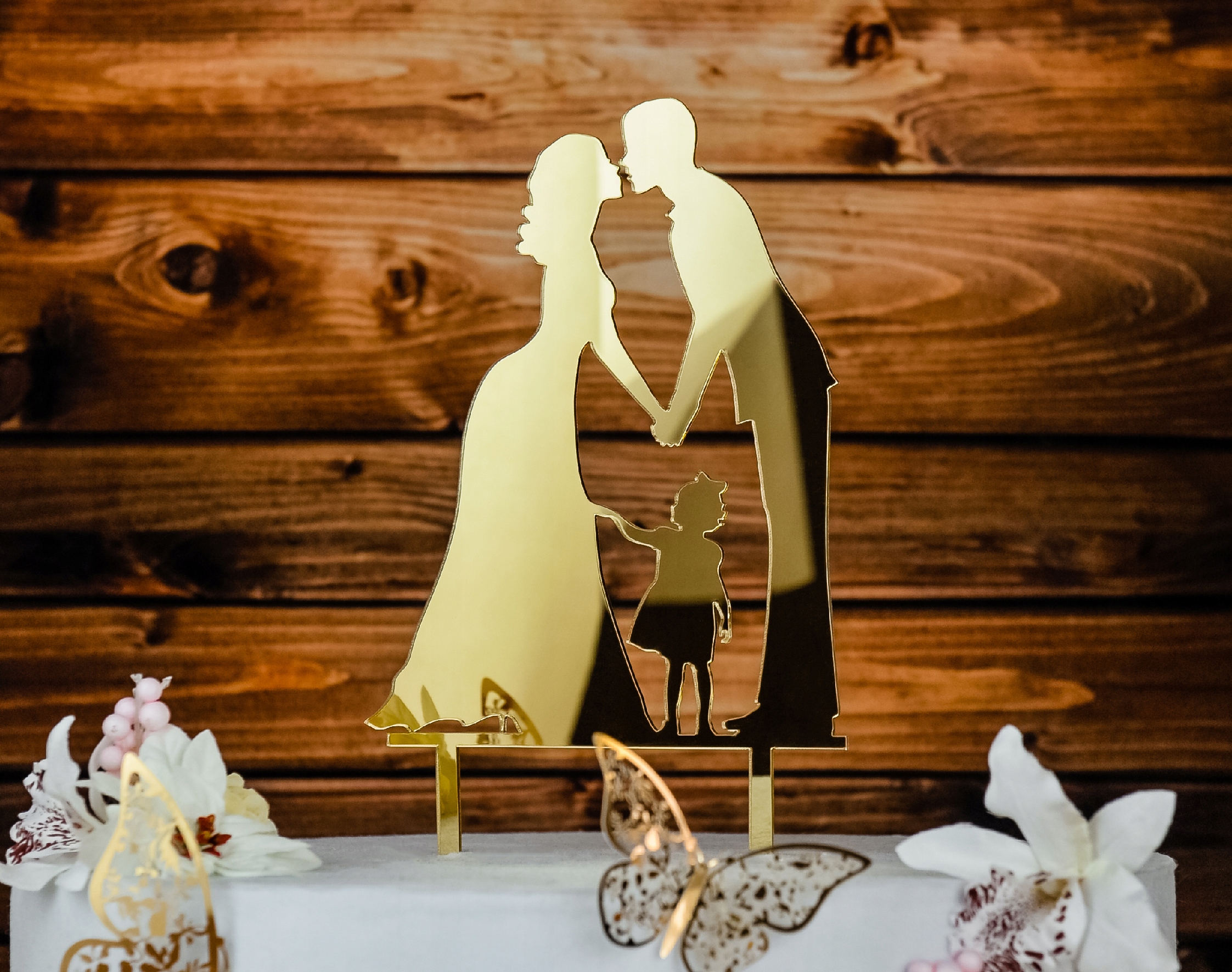 Topper złoty TŚZ-34-"para z dzieckiem" 12244843632 - Allegro.pl