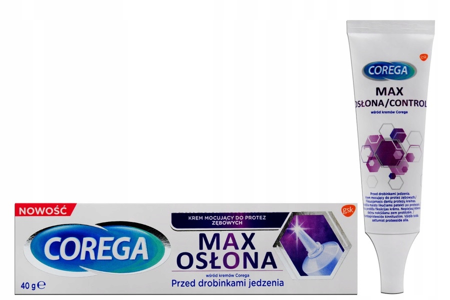 Krem mocujący do protez zębowych Corega Max 40 g (5901208708406) • Cena ...