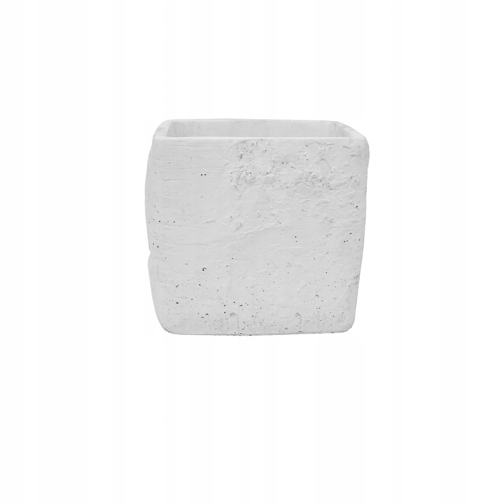Osłonka 20 cm beton biały • Cena, Opinie • Doniczki 13615817664 • Allegro
