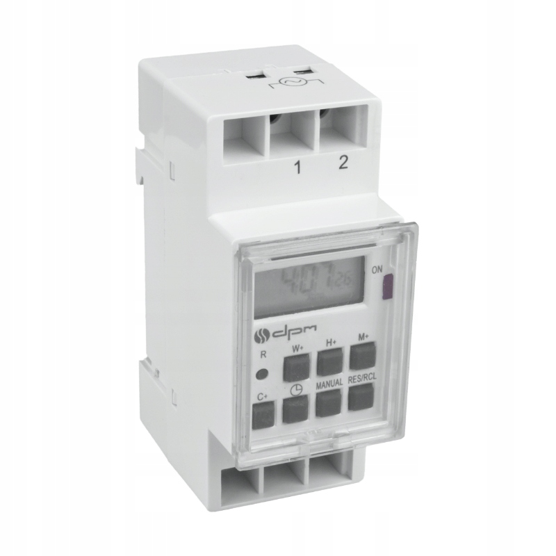 Włącznik wyłącznik czasowy Timer programator na szynę DIN ...