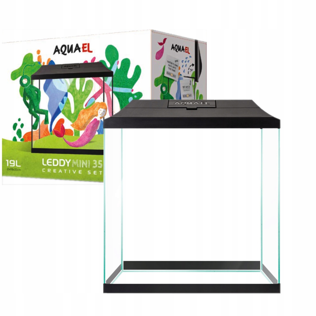 Aquael leddy mini creative SET 35 Zestaw Akwariowy (5905546326278) • Cena, Opinie • Zestawy ...