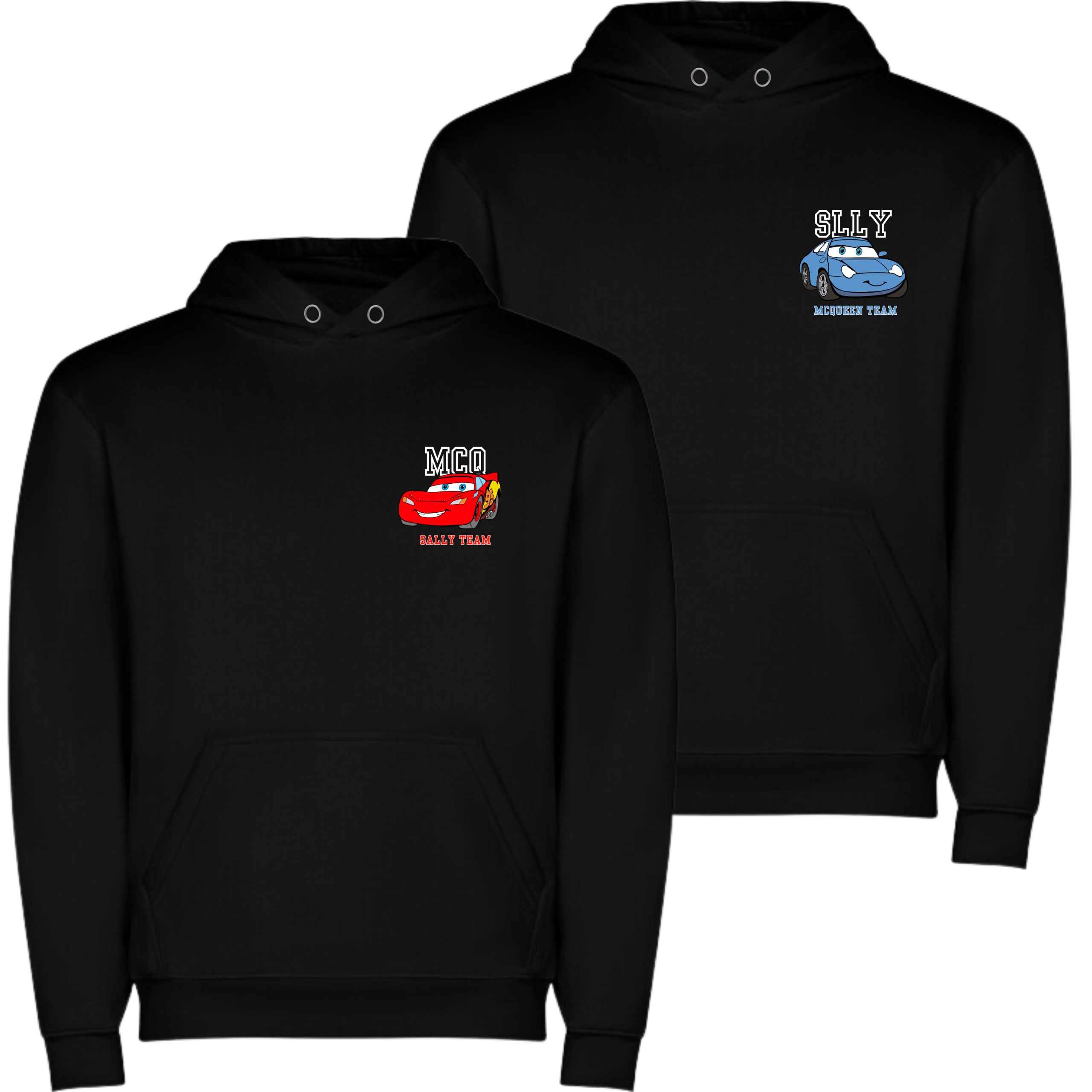 2 BLUZY DLA PAR DISNEY AUTA WORLD OF CARS ZYGZAG LIGHTNING MCQUEEN ...