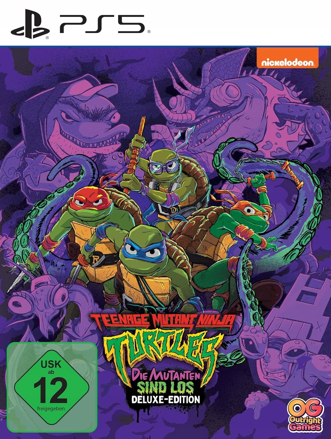 TEENAGE MUTANT NINJA TURTLES MUTANTS UNLEASHED DELUXE EDITION PS5 PŁYTA ...