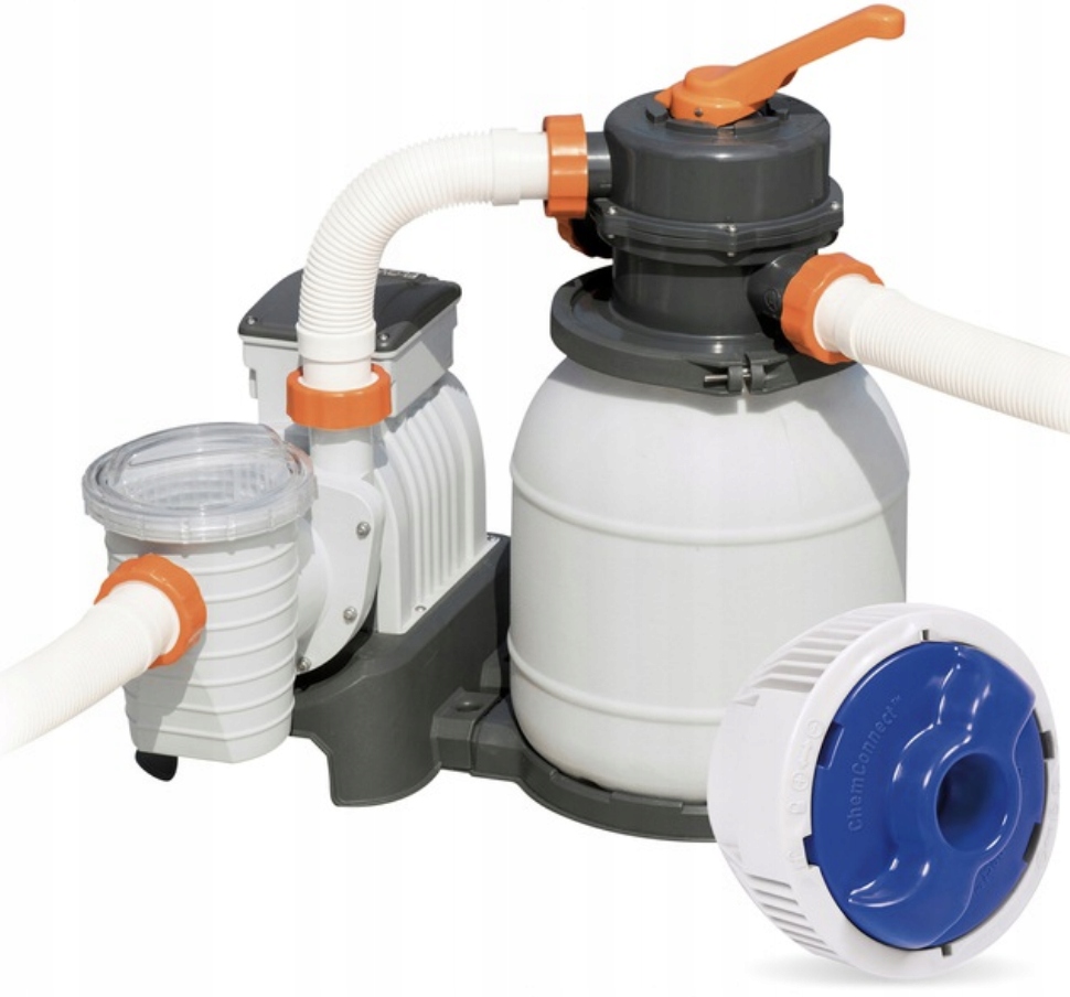 Pompa Piaskowa Filtr Piaskowy Filtrująca Piasek Basen Pompy 5678 L/h ...