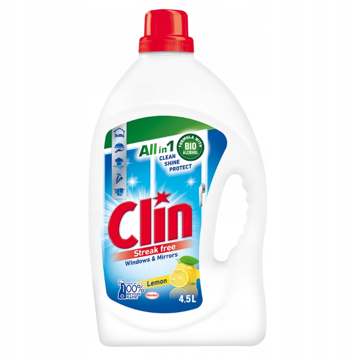 Clin Płyn do Mycia Szyb Lemon 4,5l 11717008943 - Allegro.pl Clin Płyn do Mycia Szyb Lemon 4,5l 11717008943 - Allegro.pl