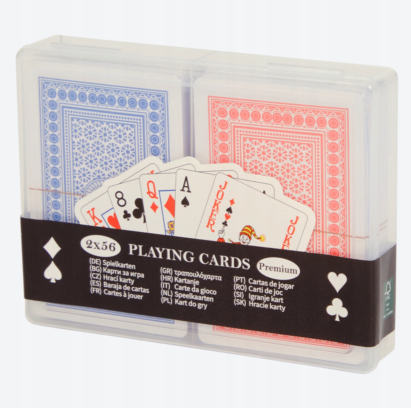 Karty do gry 2 talie w pudełku poker remik pasjans - Stan: Nowy 22.99PLN - Sklepy, Opinie, Ceny ...