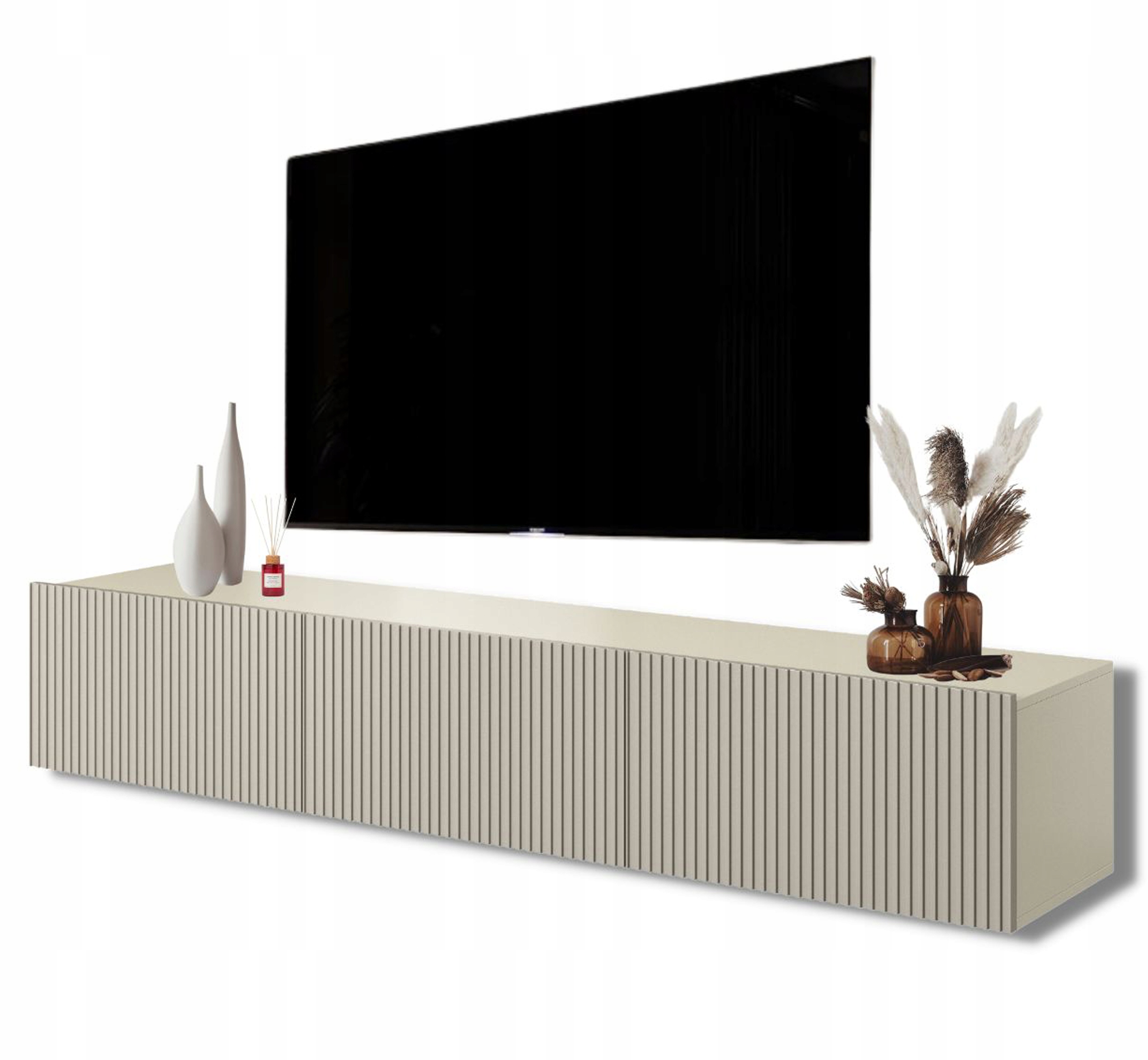 Szafka RTV Komoda TV szafka wisząca NICOLE 200 cm (61678) • Cena ...