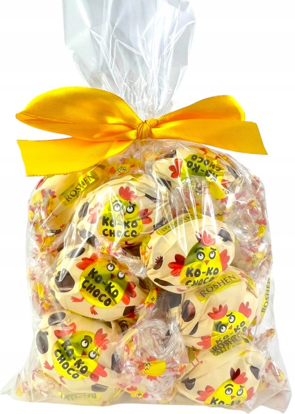 Roshen Ko-Ko Choco Cukierki z Likierem Jajecznym KoKo Święta Wielkanoc ...