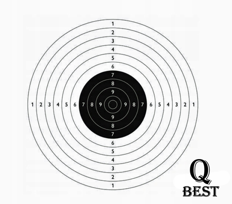 QBest tarcza strzelecka TS-2 PSP Pcz PdW 50 sztuk - 5903864712247 ...