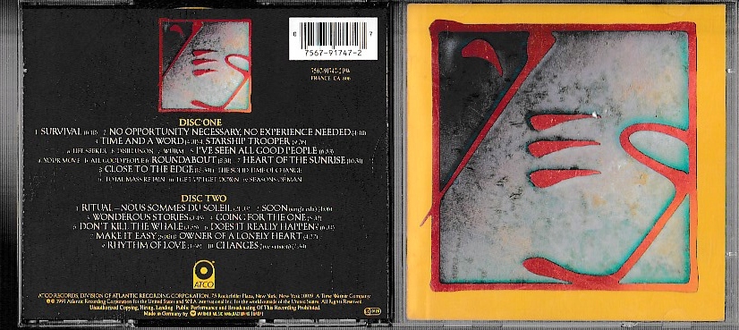 Płyta CD Yes - Yesstory 1991 I Wydanie ...