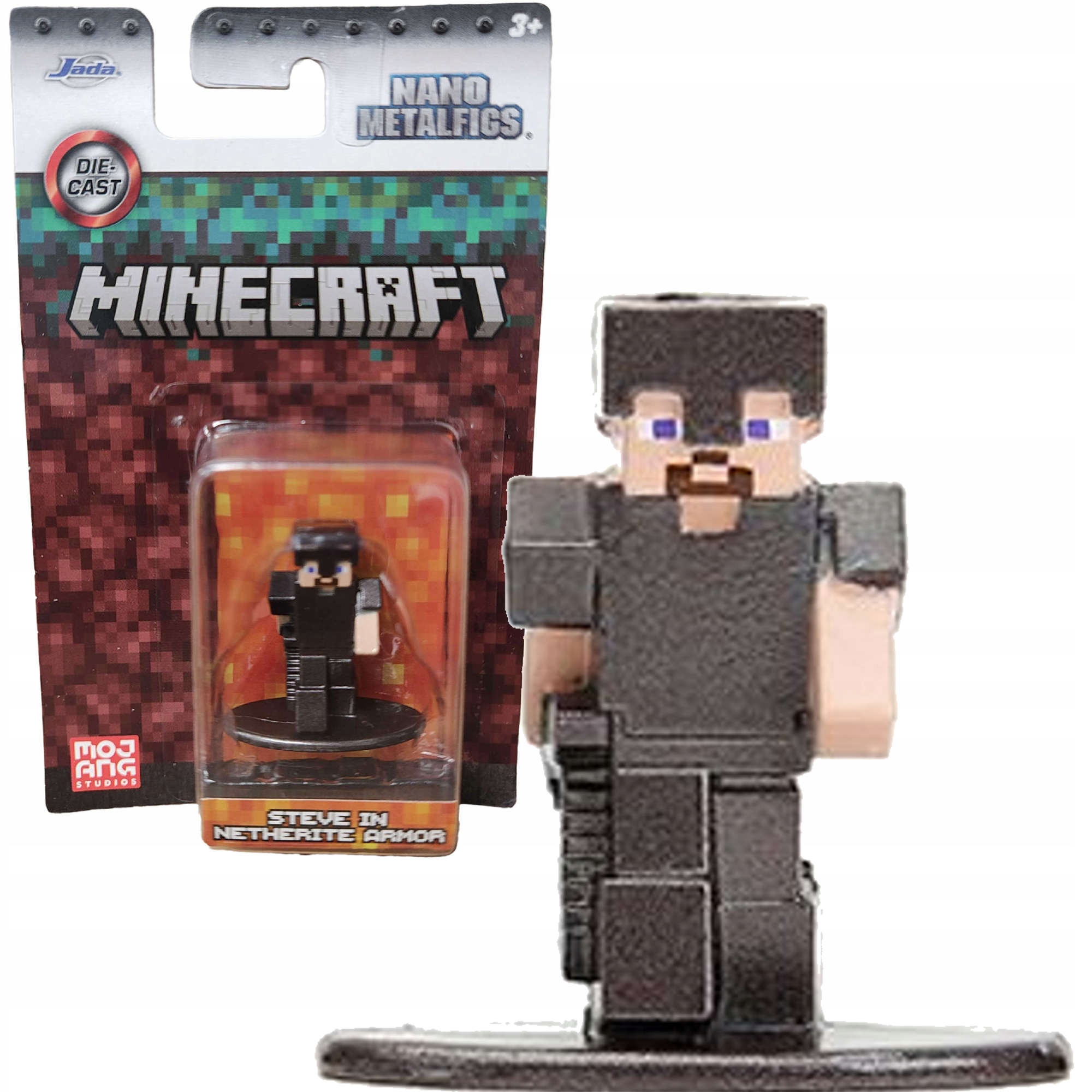 Minecraft Steve Netherite Armor Figurka Metal Jada 14359715600 Allegro Pl