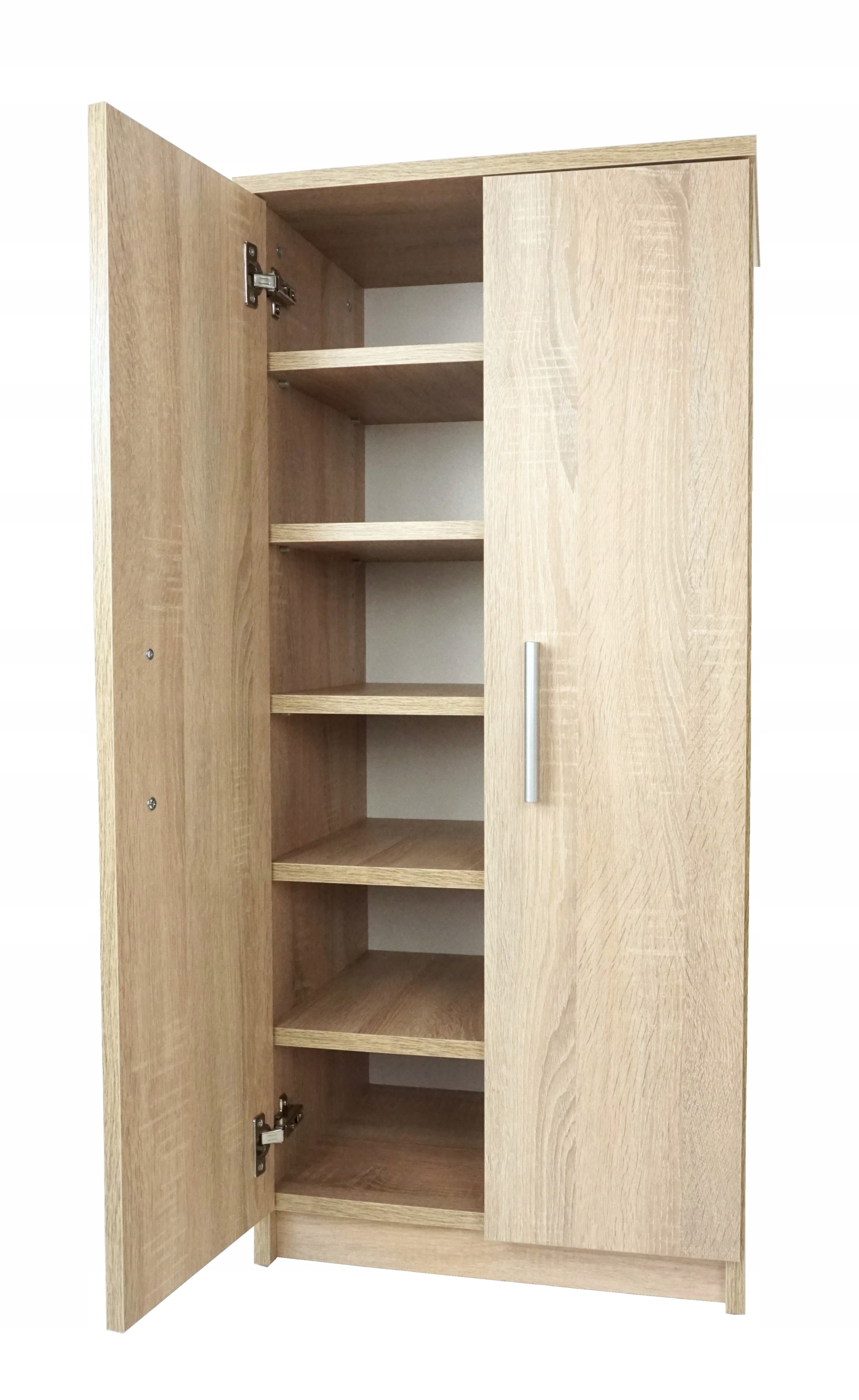 SZAFKA LUIZA NA BUTY 50 x 110 x 35 cm DĄB SONOMA 5 PÓŁEK (5903672790543 ...