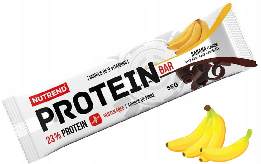 NUTREND Protein bar baton proteinowy 55g Banan - 8594014861549 ...