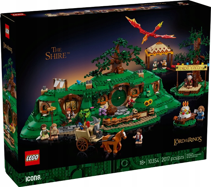 LEGO PUSTY KARTON Hobbit LoTR The Shire 10354 N • Cena, Opinie ...
