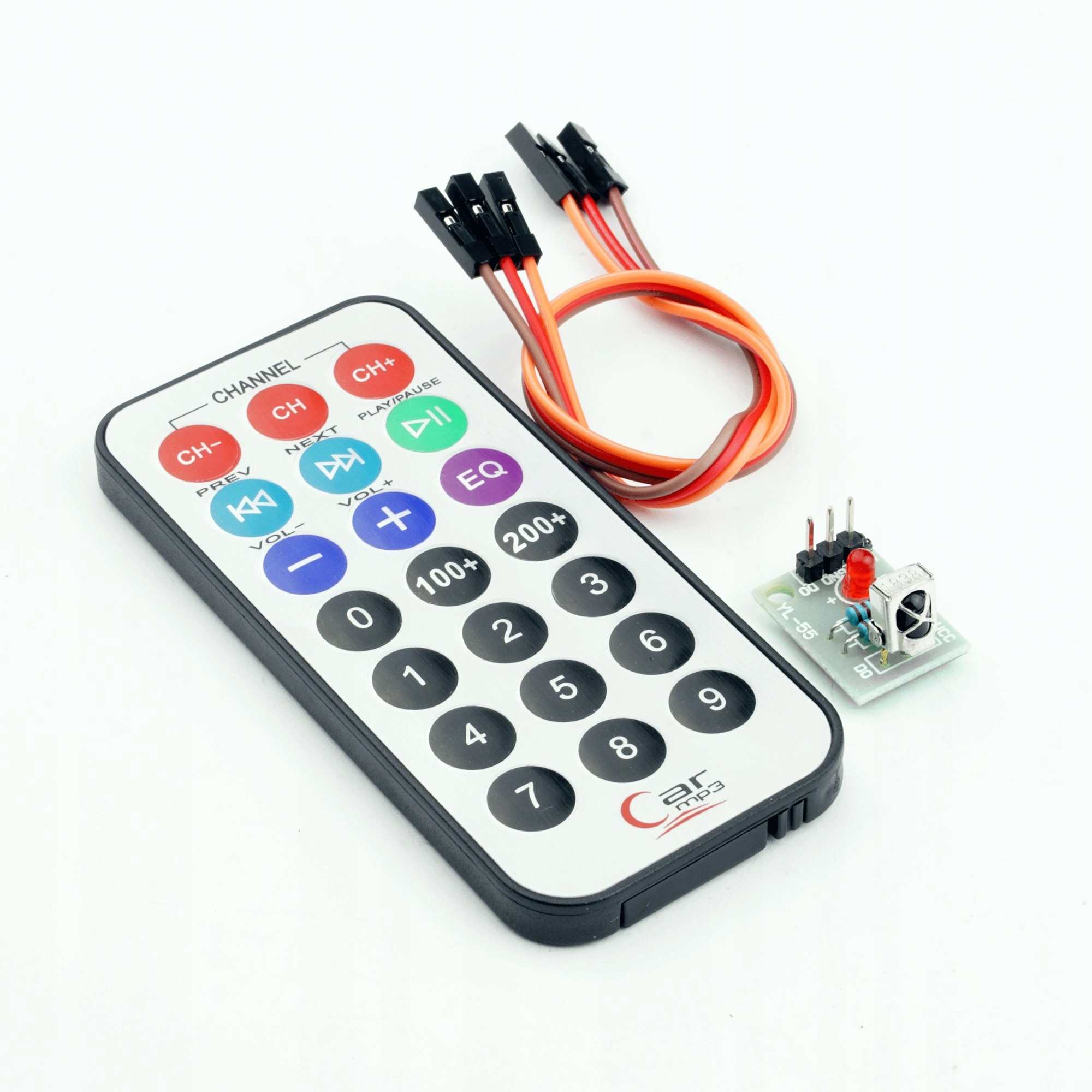 Pilot IR + odbiornik podczerwieni HX1838 przewody - Sklep, Opinie, Cena ...