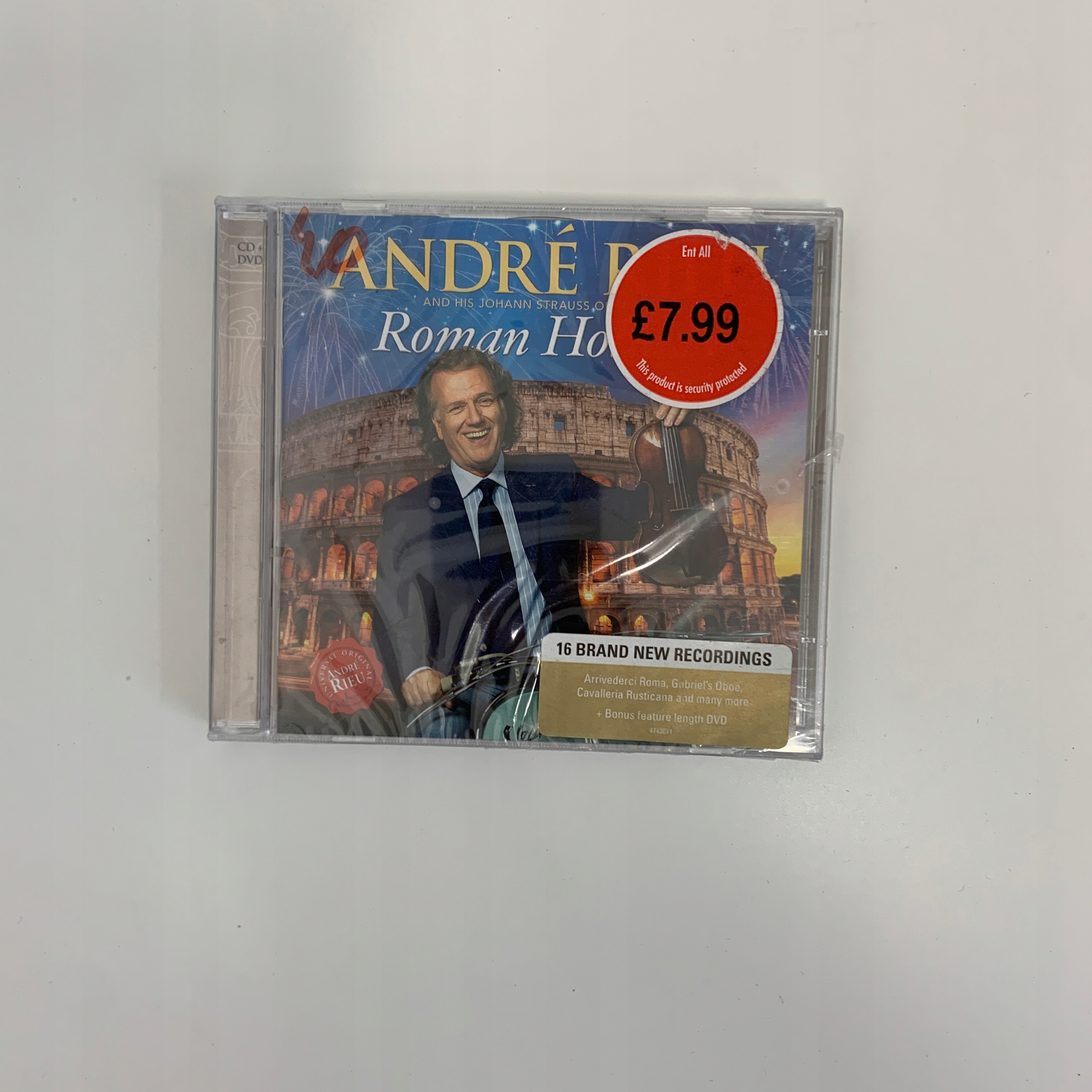 Roman Holiday André Rieu, Johann Strauss Orchestra CD • Cena, Opinie ...