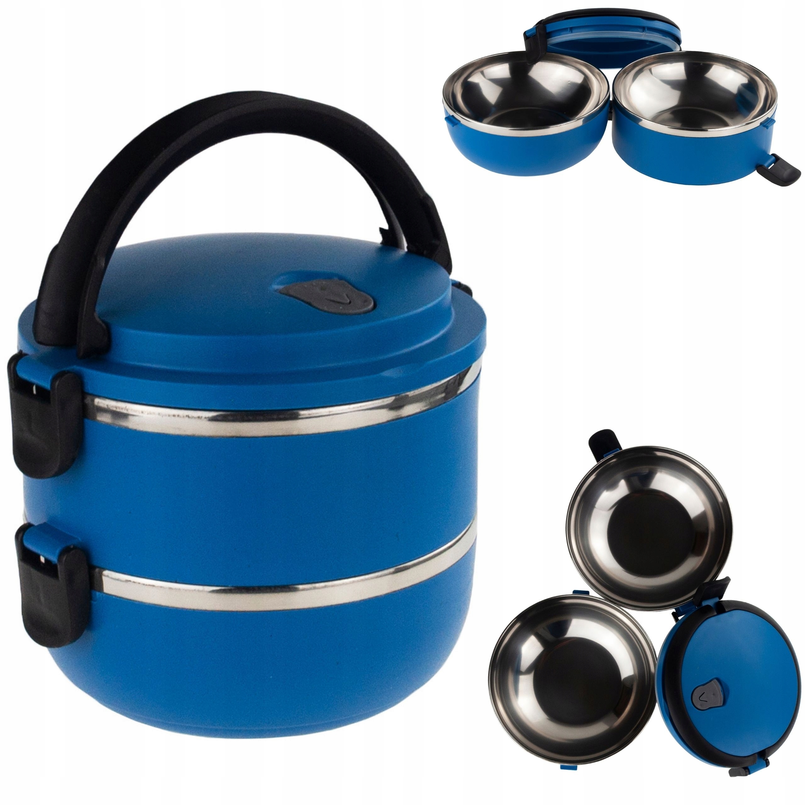 TERMOS OBIADOWY POJEMNIK NA ŻYWNOŚĆ LUNCHBOX POKRYWKA 2 CZĘŚCI MISKA (6913298473194) • Cena ...