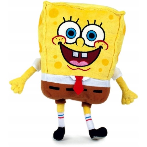 55cm PRZYTULANKA MASKOTKA SpongeBob Sponge Bob XXL 17314119596 - Allegro.pl