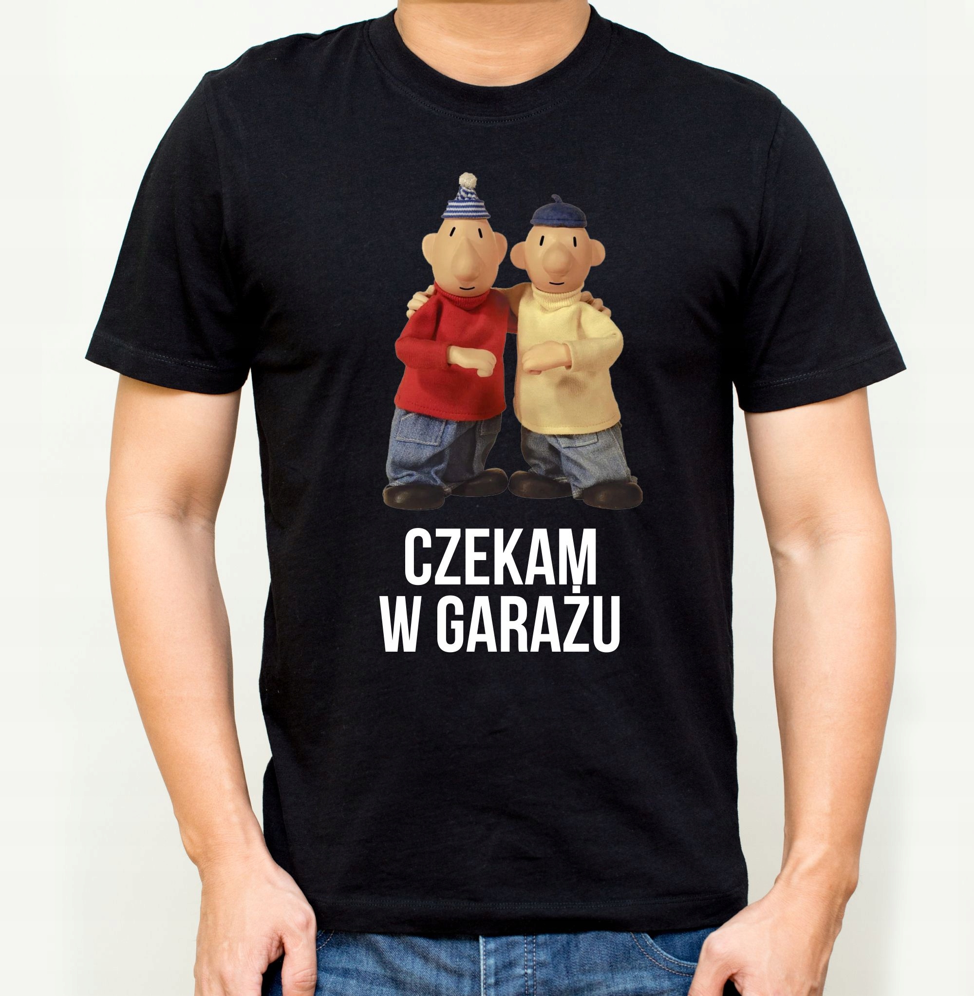 KOSZULKA SĄSIEDZI NADRUKIEM T-SHIRT ŚMIESZNY Prezent DLA SĄSIADA PAT I MAT • Cena, Opinie • T ...