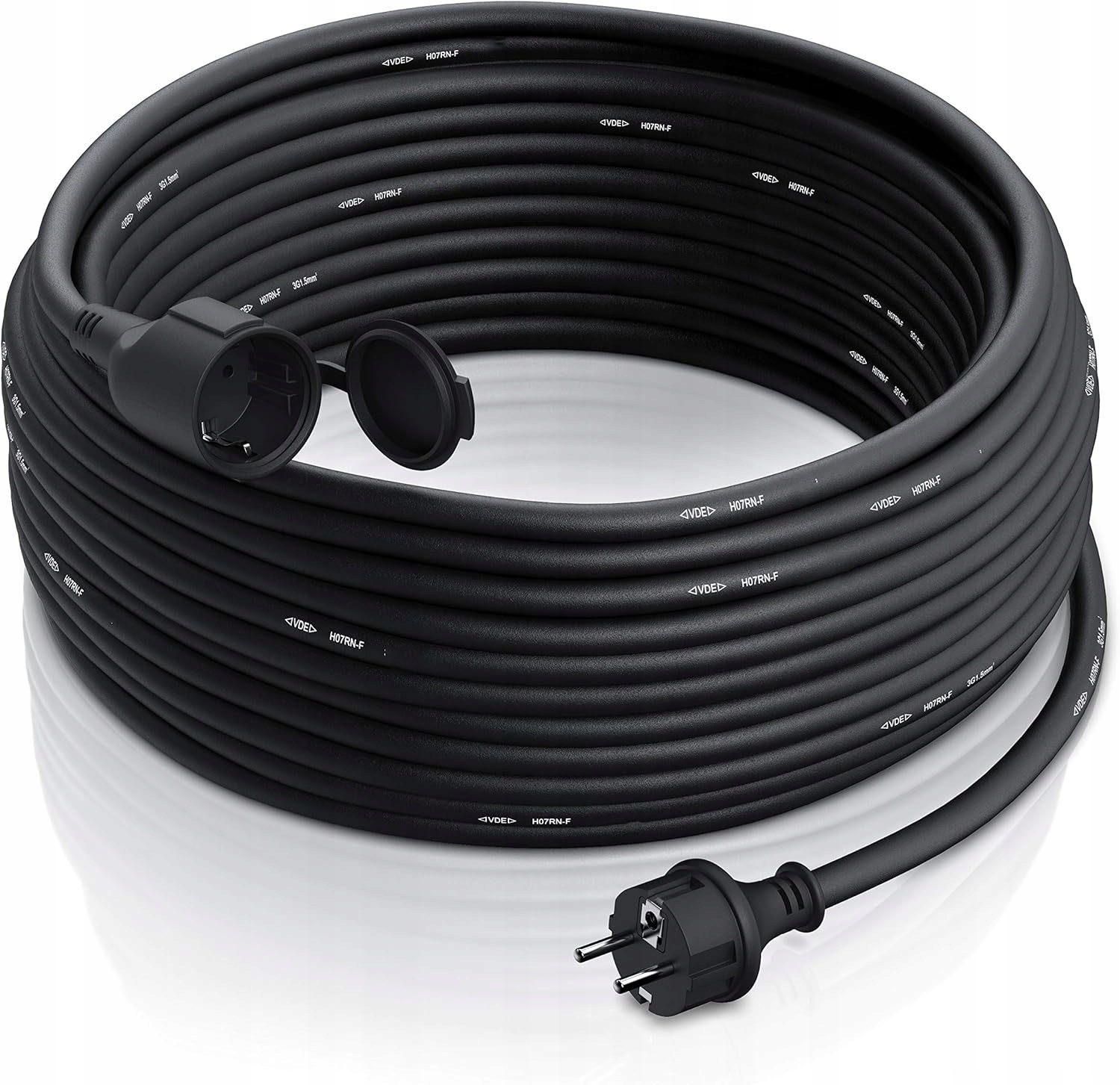 PRZEDŁUŻACZ OGRODOWY BUDOWLANY DO KOSIARKI BETONIARKI 40m 3 x 2,5mm iP4 (5901477191367) • Cena ...