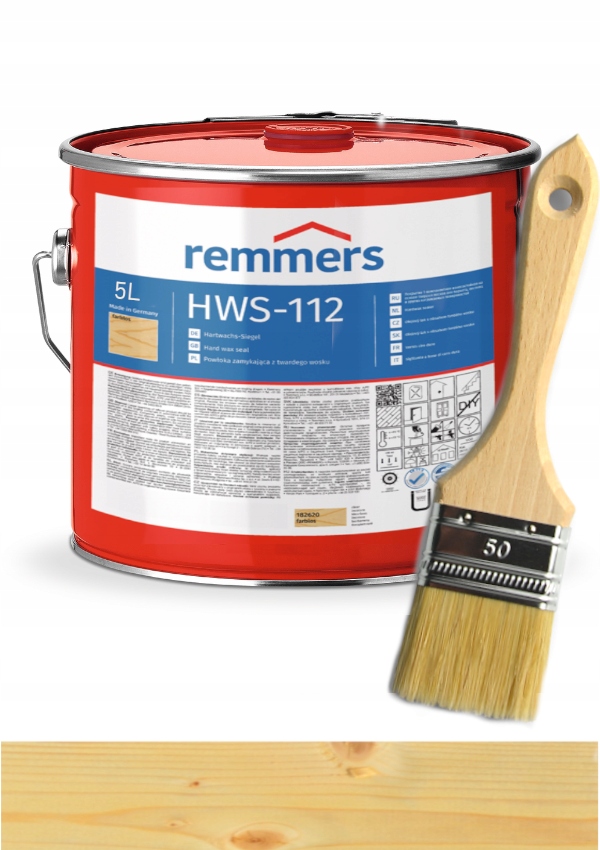 Remmers HWS-112 Lakier do podłóg drewnianych 5L (4004707103039) • Cena ...
