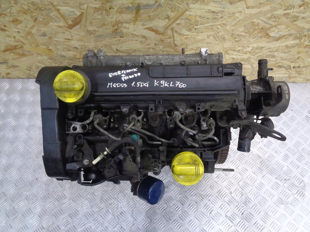 SILNIK SPRAWNY RENAULT CLIO III MEGANE II MODUS 1.5 DCI K9K 760 L760 ...