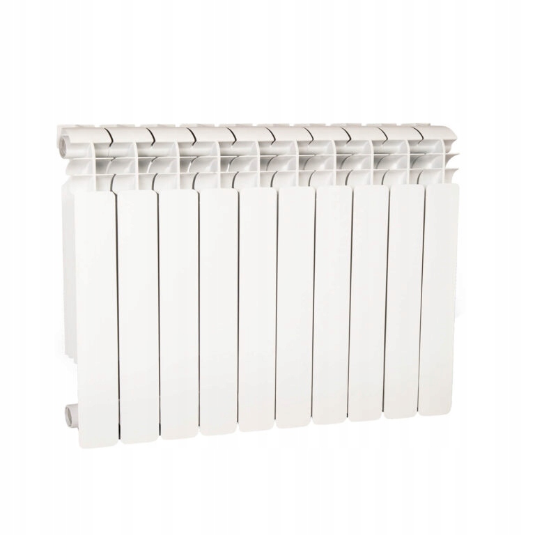 Hliníkový radiátor Hydroland 1164 W biely 750 x 575 x 95 mm - bočné ...