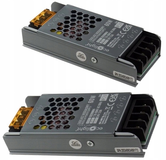 Modulárny LED napájací zdroj Slim PREMIUM 60W 24V 2,5A transformátor Ecolight, (5905036209944 ...