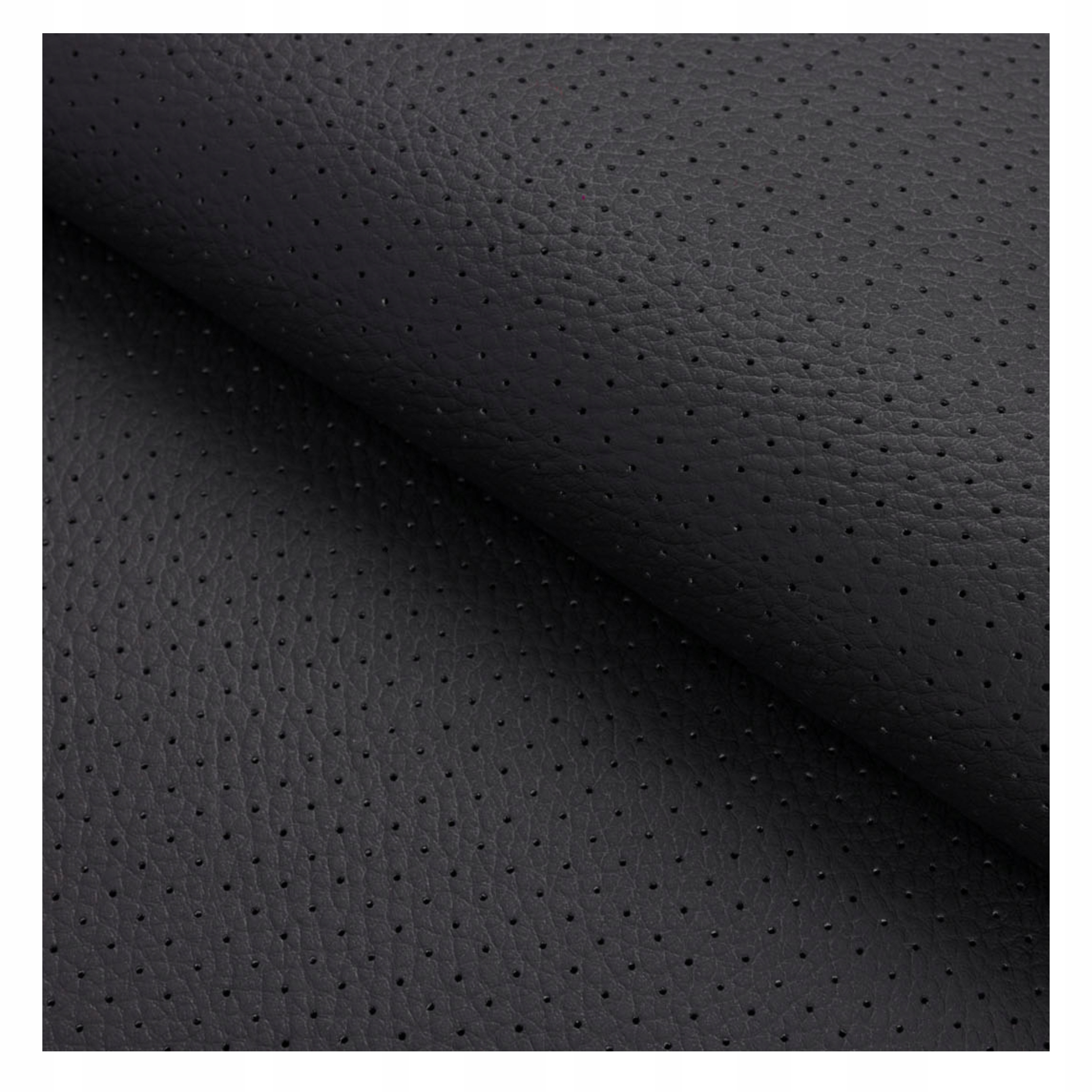 EKOSKÓRA SKAJ ECOSKÓRA TKANINA PERFOROWANY MK1 MATERIAŁ NOCTURN CZARNY ...