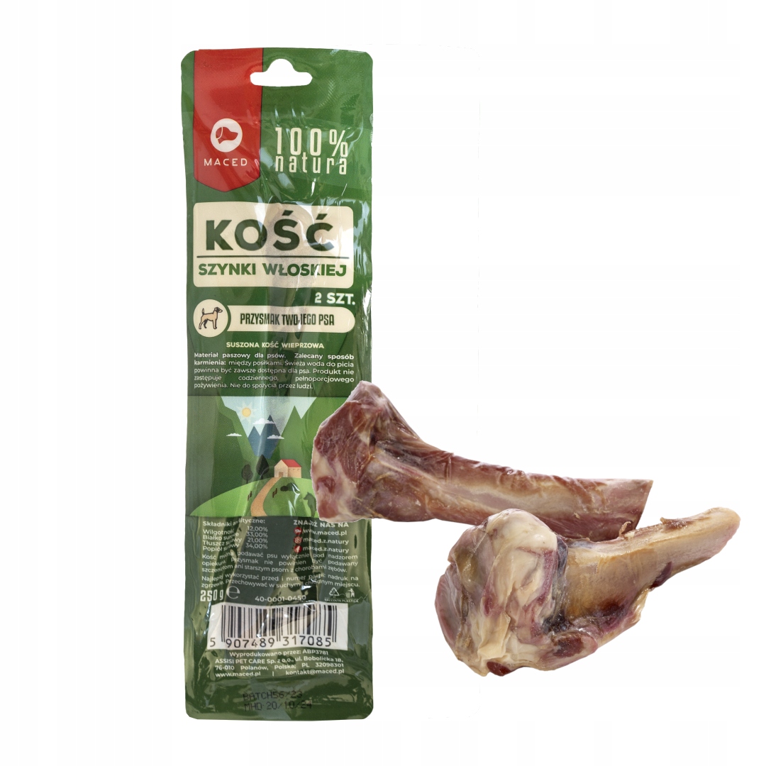 Kousátko Maced 100% příroda Kost z italské šunky 2 ks - Allegro