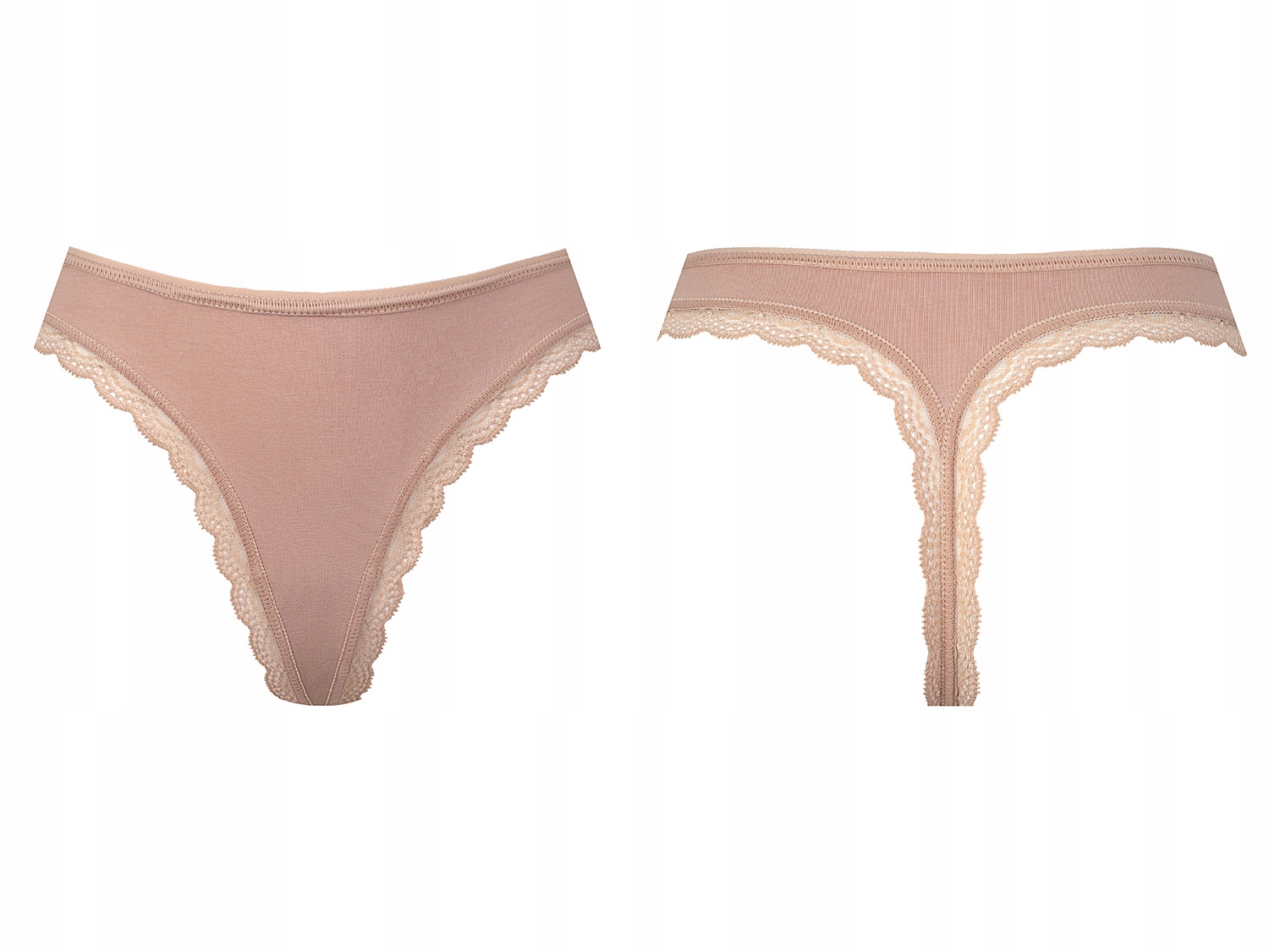 Bawełniane stringi damskie z koronką Infinity XL (5905168183686) • Cena ...