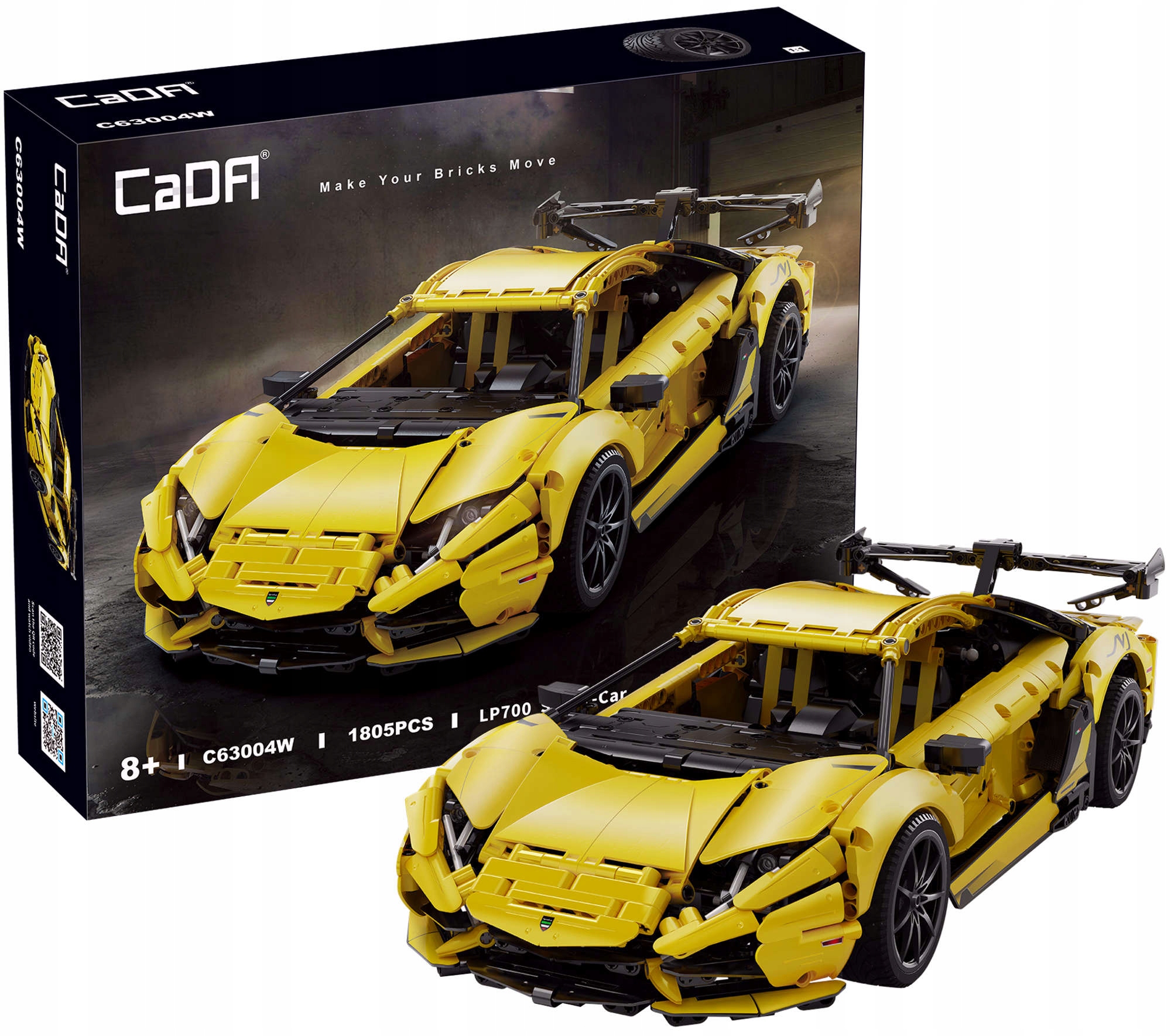 KLOCKI CADA AUTO SPORTOWE LP700 SPORTS CAR 1805 EL (6948061929073 ...