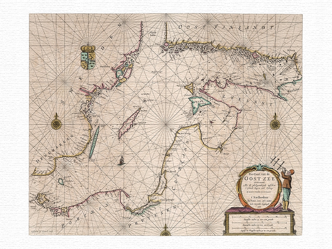 MAPA MORSKA Morze Bałtyckie Bałtyk Goos 1667 9753805994 - Allegro.pl MAPA MORSKA Morze Bałtyckie Bałtyk Goos 1667 9753805994 - Allegro.pl
