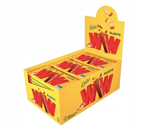 Wedel Baton WW 47g/24 Karton (5901588600192) • Cena, Opinie • Wafelki ...