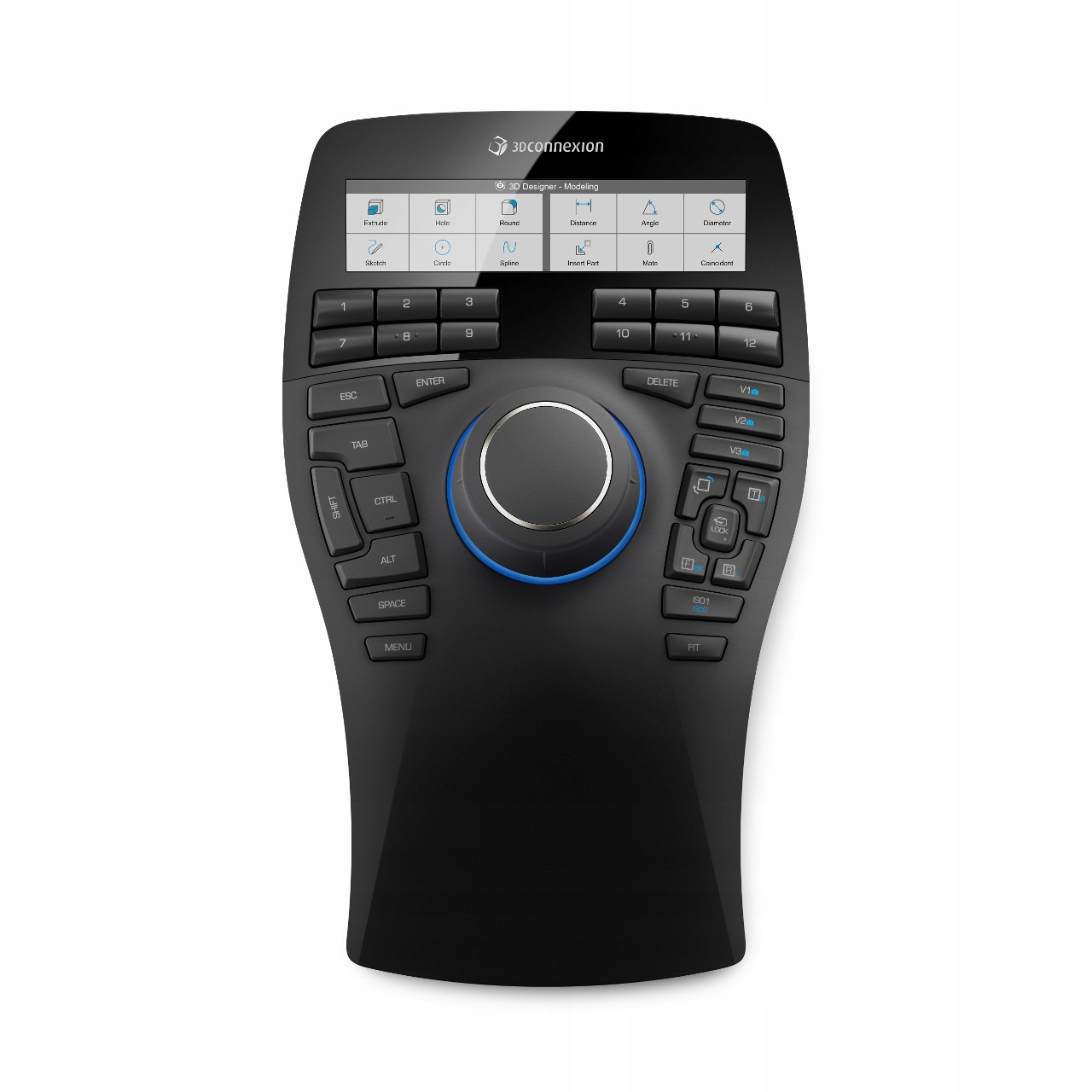 Myš 3D 3Dconnexion drátová univerzální černá, 31 tlačítek, (0821123700567) • Ceny, Recenze - Allegro