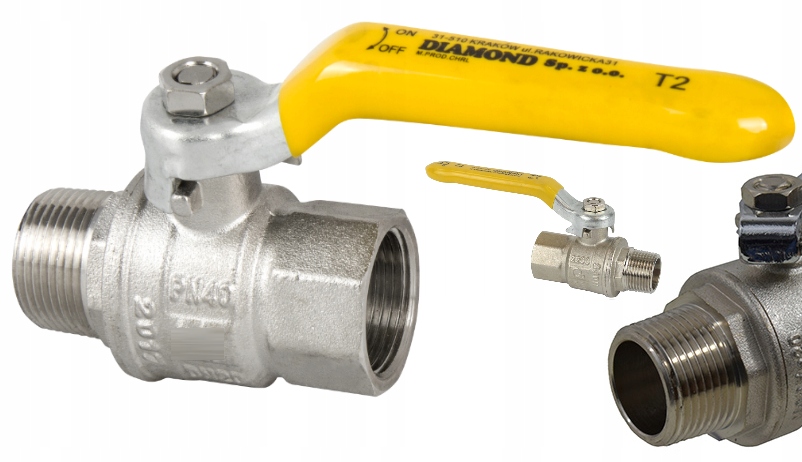 ZAWÓR KULOWY DO INSTALACJI GAZOWYCH GAZU 1/2 CAL (5905137266396) • Cena, Opinie • Zawory ...