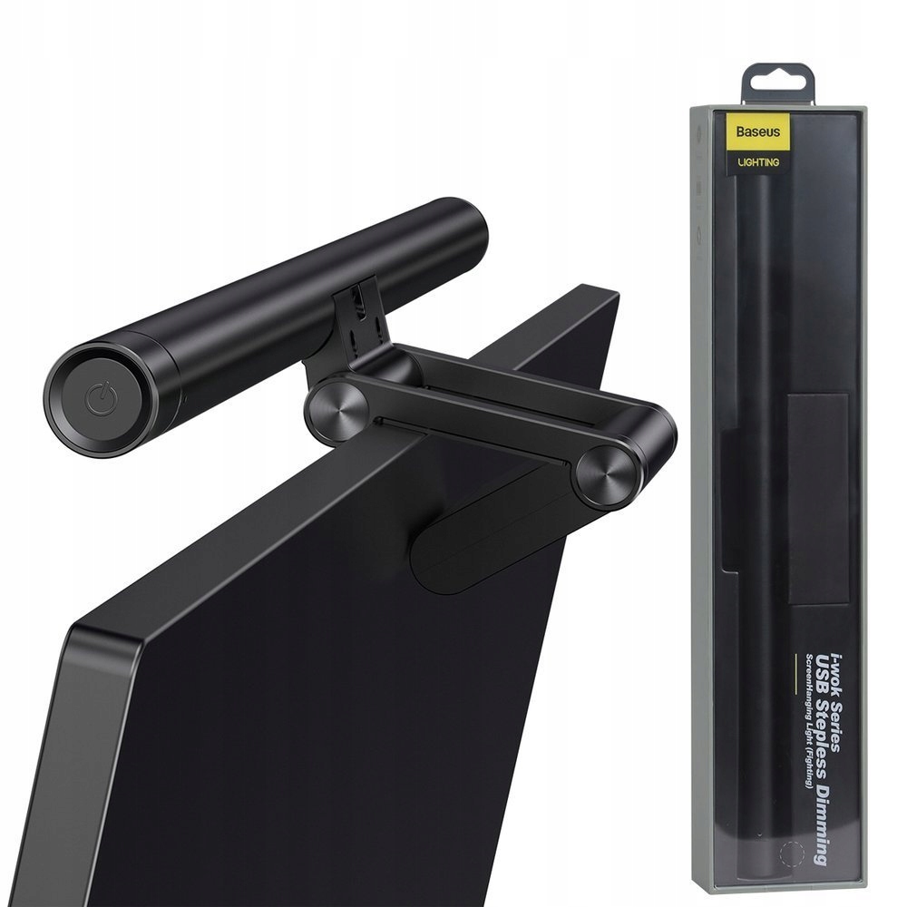 Lampka biurkowa Baseus I-Wok Series Pro czarny moc do 5 W ...