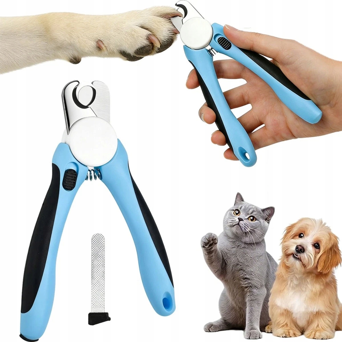 2 az 1-ben KÖRÖMVÁGÓ KUTYÁKNAK, MACSKÁKNAK, ÁLLATOKNAK OLLÓ CSÍPŐFOGÓ ...