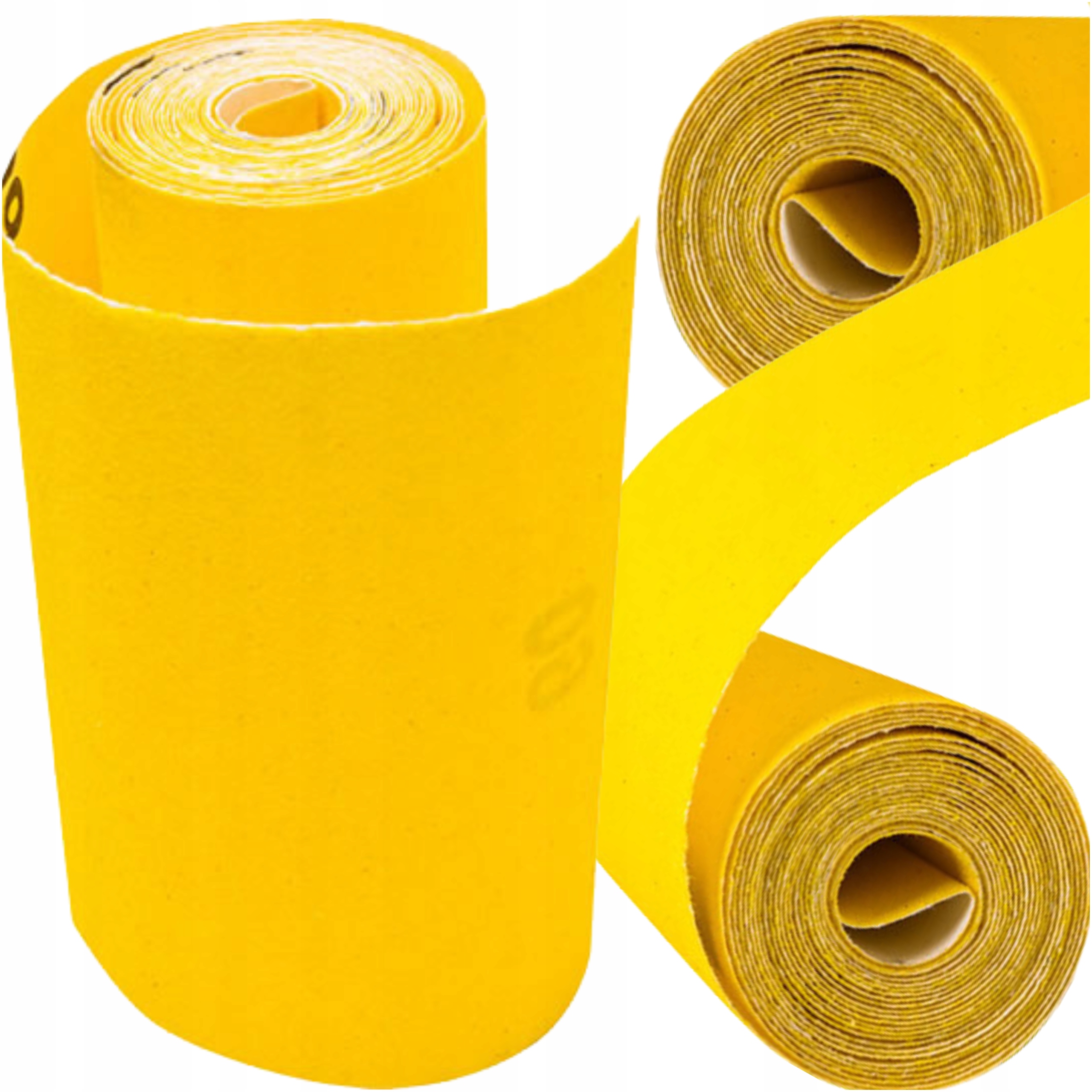 ŽLTÁ BRÚSNA PAPIERKA NA RUČNÚ BRÚSENIE V ROLKE P100 115mmx2,5m za 1,22 ...